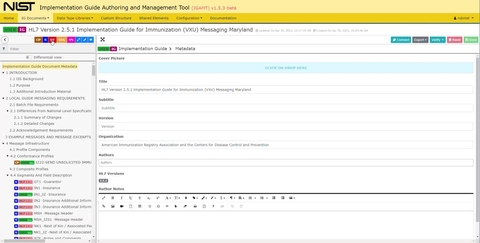 HL7 Implementation Guide Authoring and Management Tool Demo | NIST