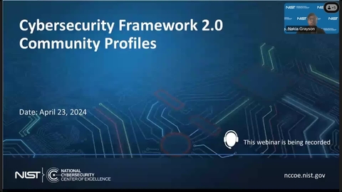 NIST CSF 2.0 - Community Profiles Webinar | NIST