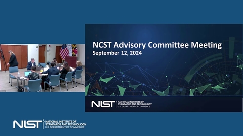 NCSTAC meeting-September 12, 2024 | NIST