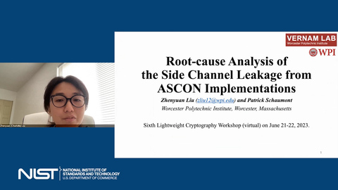 Lightweight Cryptography Workshop: Day 1, Part 8 | NIST