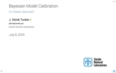 ACMD Seminar: Bayesian Model Calibration | NIST