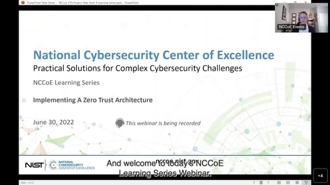 NCCoE Learning Series: Implementing a Zero Trust Architecture | NIST