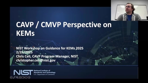CAVP/CMVP Perspective on KEMs | NIST