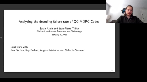 NIST PQC Seminar # 22: Error floor prediction with Markov models for QC ...
