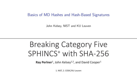 Crypto Reading Club 2022-10-19: "Basics of MD Hashes and Hash-Based ...