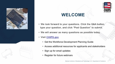 CHIPS for America: Workforce Development Planning Guide | NIST