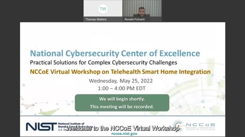 NCCoE Virtual Workshop on Telehealth Smart Home Integration | NIST