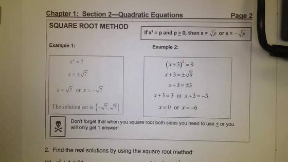 11th Ed. MATH 1314 (Chapter 1 Section 2) Part II
