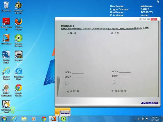 Module 1, Part VI (Continued)