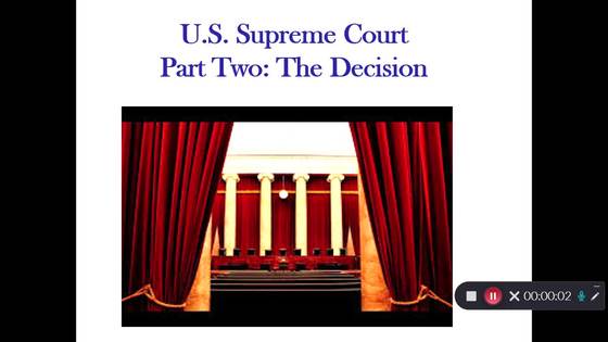 The Supreme Court: Part Two: Decision Making