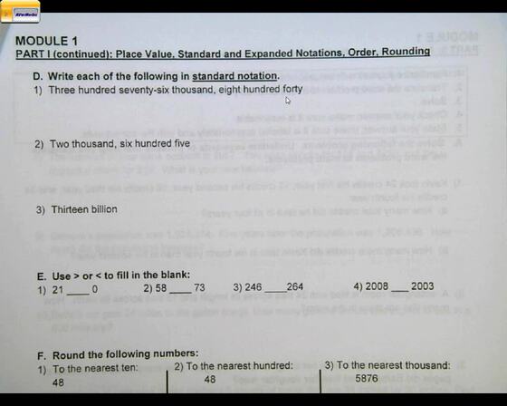 Module 1, Part I (Continued)