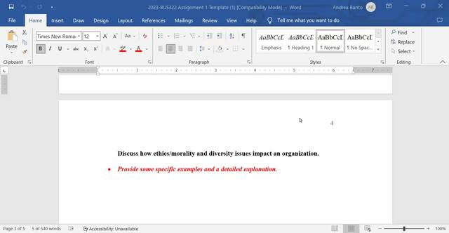 Question 4 Overview: How ethics, morality, and diversity issues impact ...