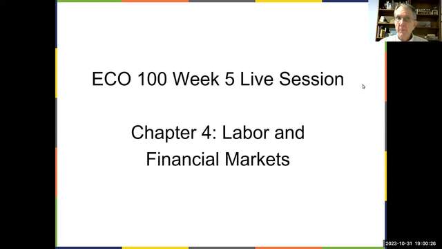 ECO 100 Week 5 Live Session