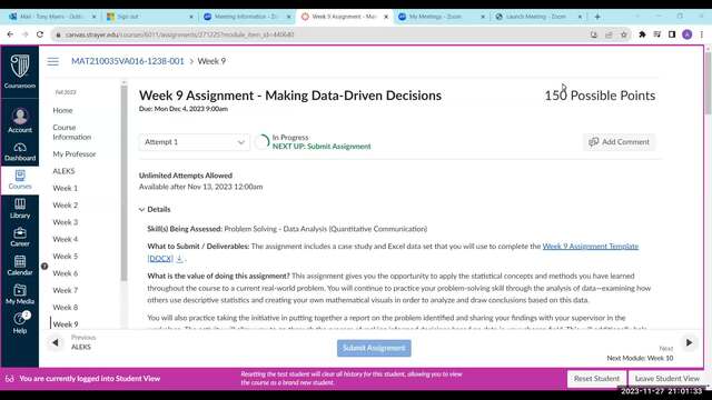 Recording of MAT210 Week 9 Assignment Review 112723