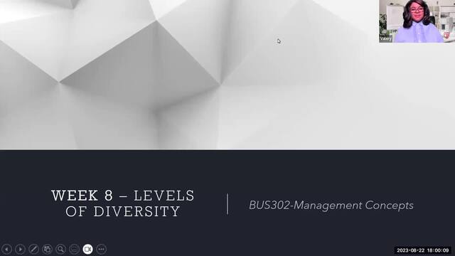 Week 8 - The Levels & Importance of Diversity and Week 9 PowerPoint Assignment Prep