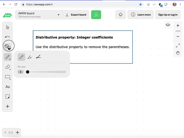 Distributive property: Integer coefficients