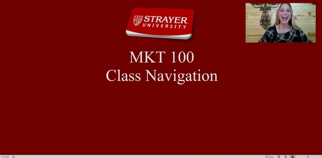 MKT 100 Class Navigation Tutorial