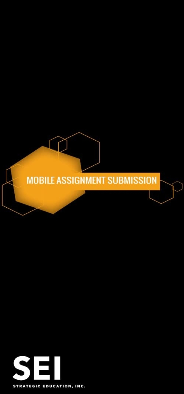 Mobile Assignment Submission