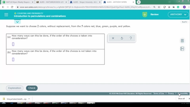 Introduction to permutations and combinations