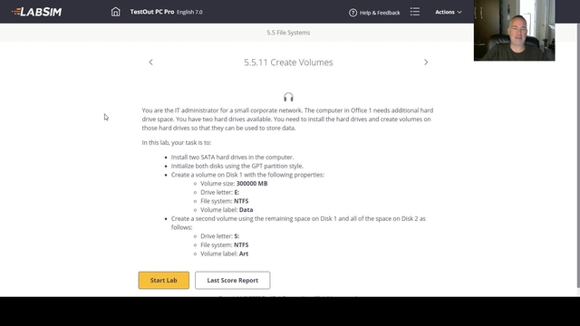 CIS106 LabSim 5.5.11
