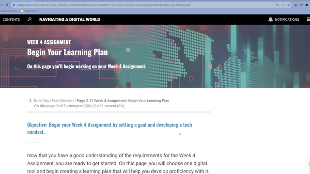 Let's look at the first part of the week 4 assignment