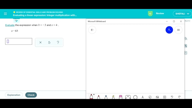 Evaluating a linear expression: Integer multiplication with addition or subtraction