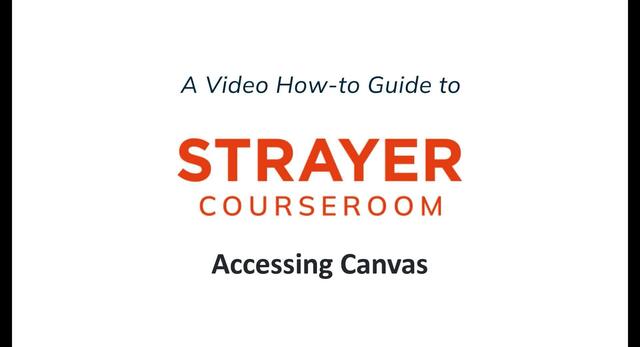 How to Access Canvas
