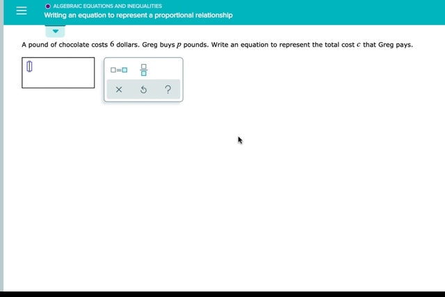 Writing an equation to represent a proportional relationship.mp4