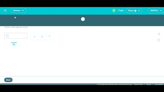 Finding the original price given the sale price and percent discount
