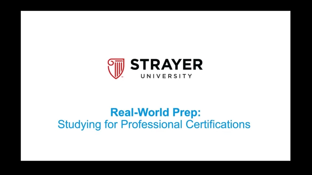 Real-World Prep: Professional Certifications