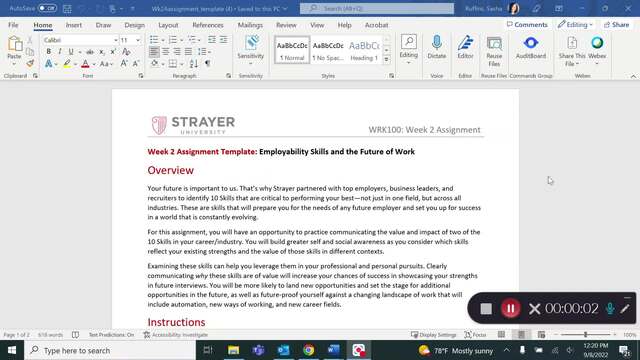 Week 2 Assignment Walkthrough 1228
