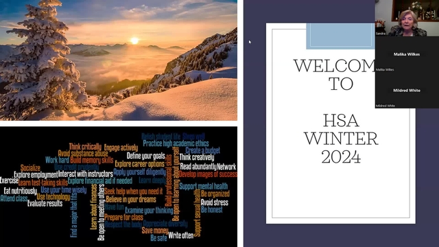 Weekly Touch Base. Course overview, Meet and Greet and Q & A