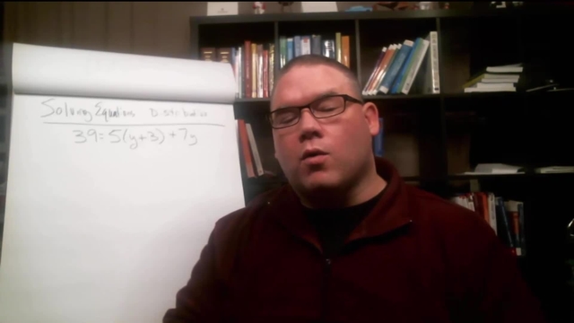 Solving a linear equation with several occurrences of the variable ...