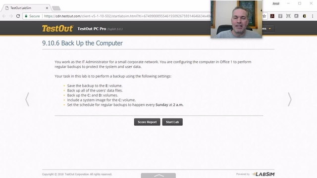 CIS312 - LabSim Demo - 9.10.6