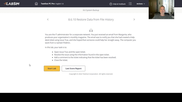 CIS312 LabSim 8.6.10