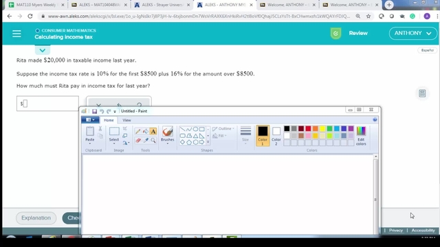 Calculating income tax