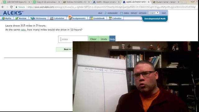 Solving a word problem on proportions using a unit rate