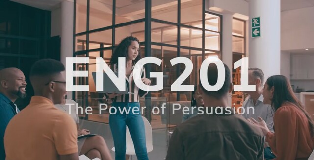 ENG201- The Power of Persuasion