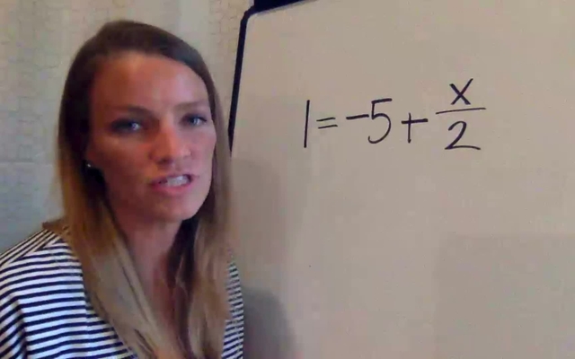 Solving A Two step Equation With Integers mp4