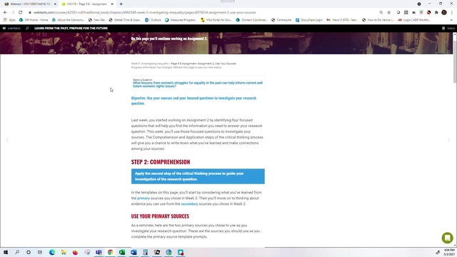 Week 5 Assignment Overview