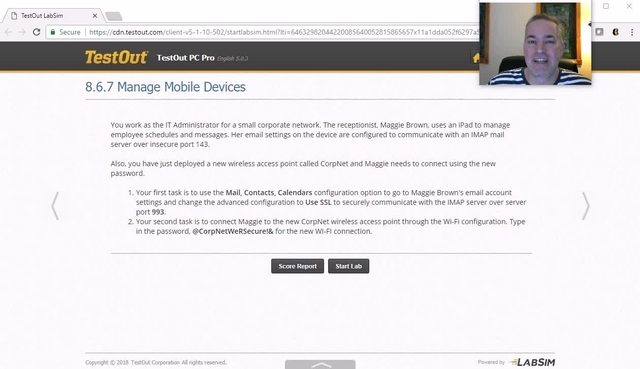 CIS312 - LabSim Demo - 8.6.7