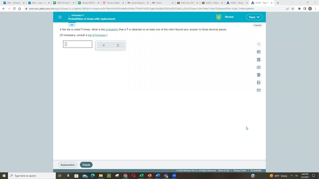 Probability of Draws with Replacement Additional Examples