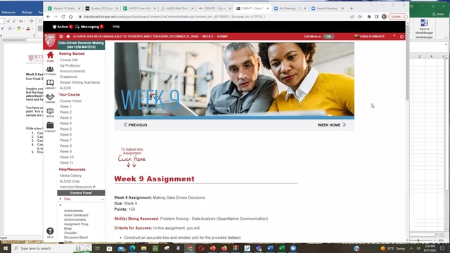 MAT210 Week 9 Assignment Walkthrough