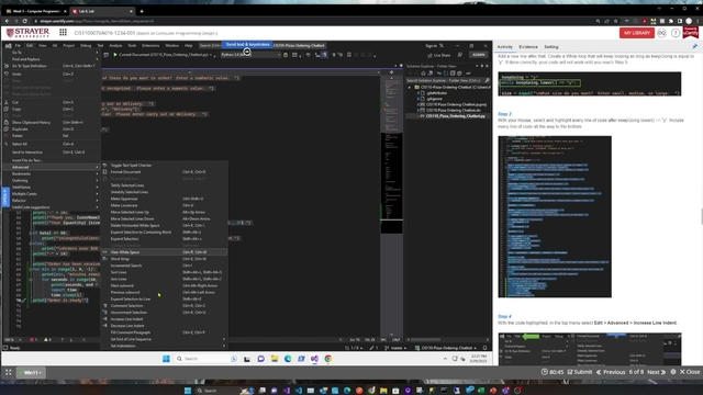 Week 6 - Pizza Ordering Chatbot: Nesting Loops + If-Else Statements
