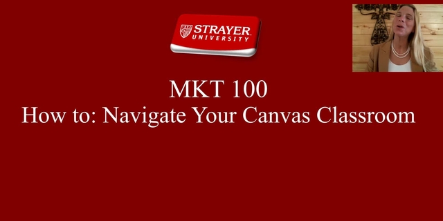 MKT 100 Class Navigation Tutorial