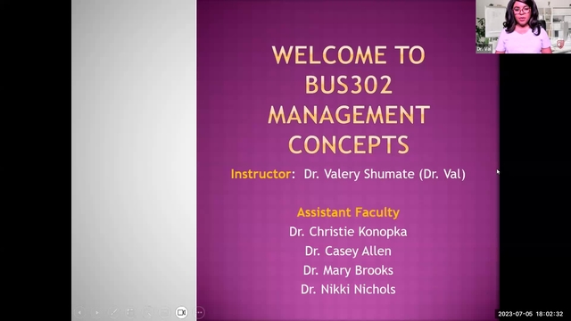 Week 1 - Let's Get Acquainted; What is Management; SWS, Citation ...