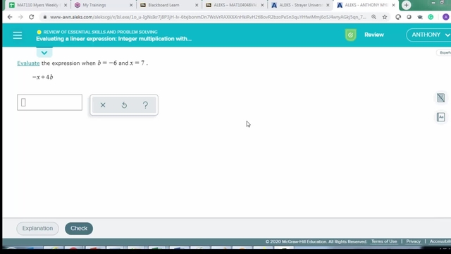 Evaluating a linear expression Integer multiplication with addition or subtraction
