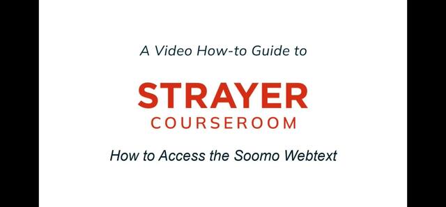 How to Access the Soomo Webtext
