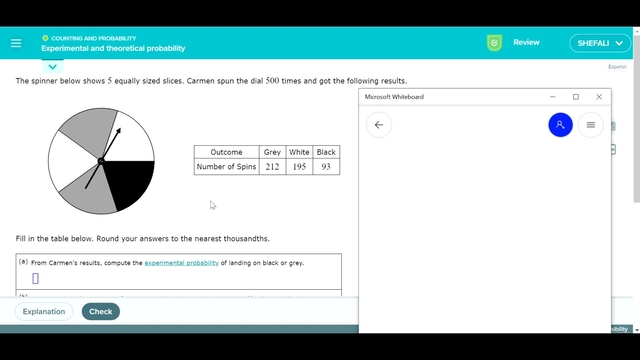 Experimental and theoretical probability